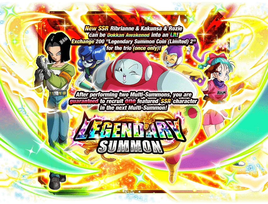 Legendary Summon: Ribrianne & Kakunsa & Rozie | Dragon Ball Z Dokkan ...