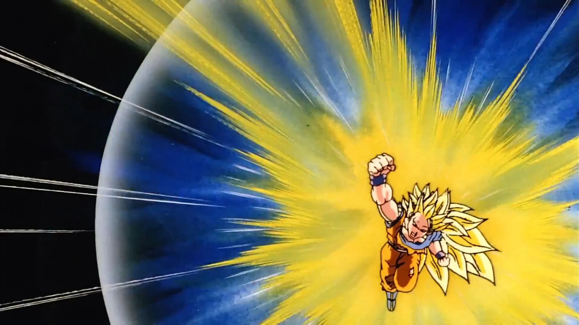 Goku Super Saiyan 3 Punho De Dragao Super Saiyan 3 Goku (DBL48 01S)