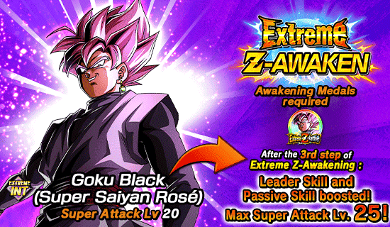 Extreme Z-Battle: Mark of Almighty Power Goku Black (Super Saiyan Rosé ...