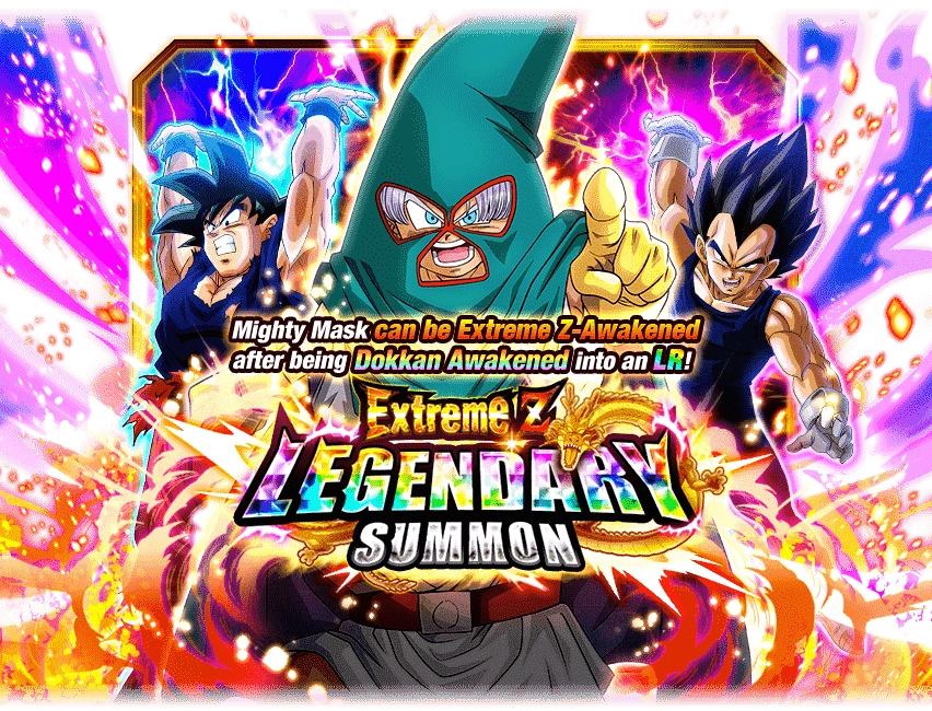 Extreme Z Legendary Summon: Mighty Mask | Dragon Ball Z Dokkan Battle ...