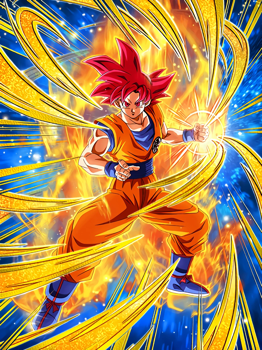 Godly Impact Super Saiyan God Goku | Dragon Ball Z Dokkan Battle Wiki ...