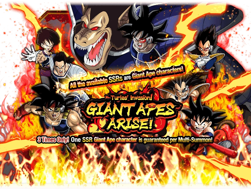 Miscellaneous Summon: Turles' Invasion! Giant Apes Arise! | Dragon Ball ...