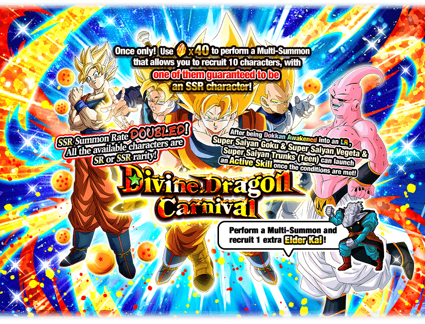 Divine Dragon Carnival: Super Saiyan Goku & Super Saiyan Vegeta & Super ...