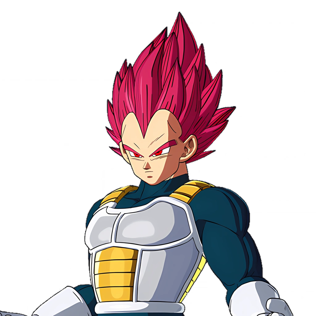 Vegeta Super Saiyan God Form