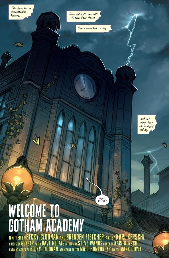 Gotham Academy | DC Alternate Universe Wiki | Fandom