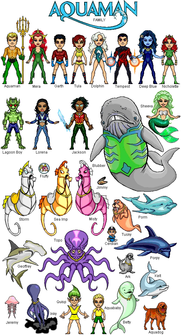 Category:Aquaman Family | Dc Microheroes Wiki | Fandom