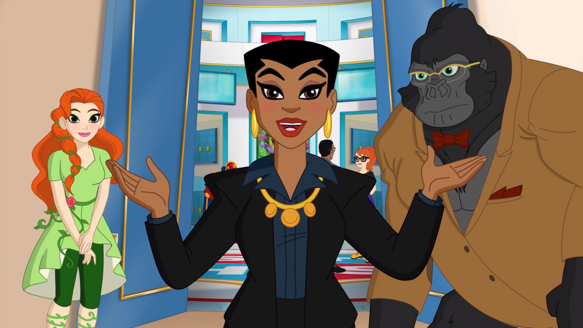 Principal Wallercartoon Dc Super Hero Girls Wikia Fandom