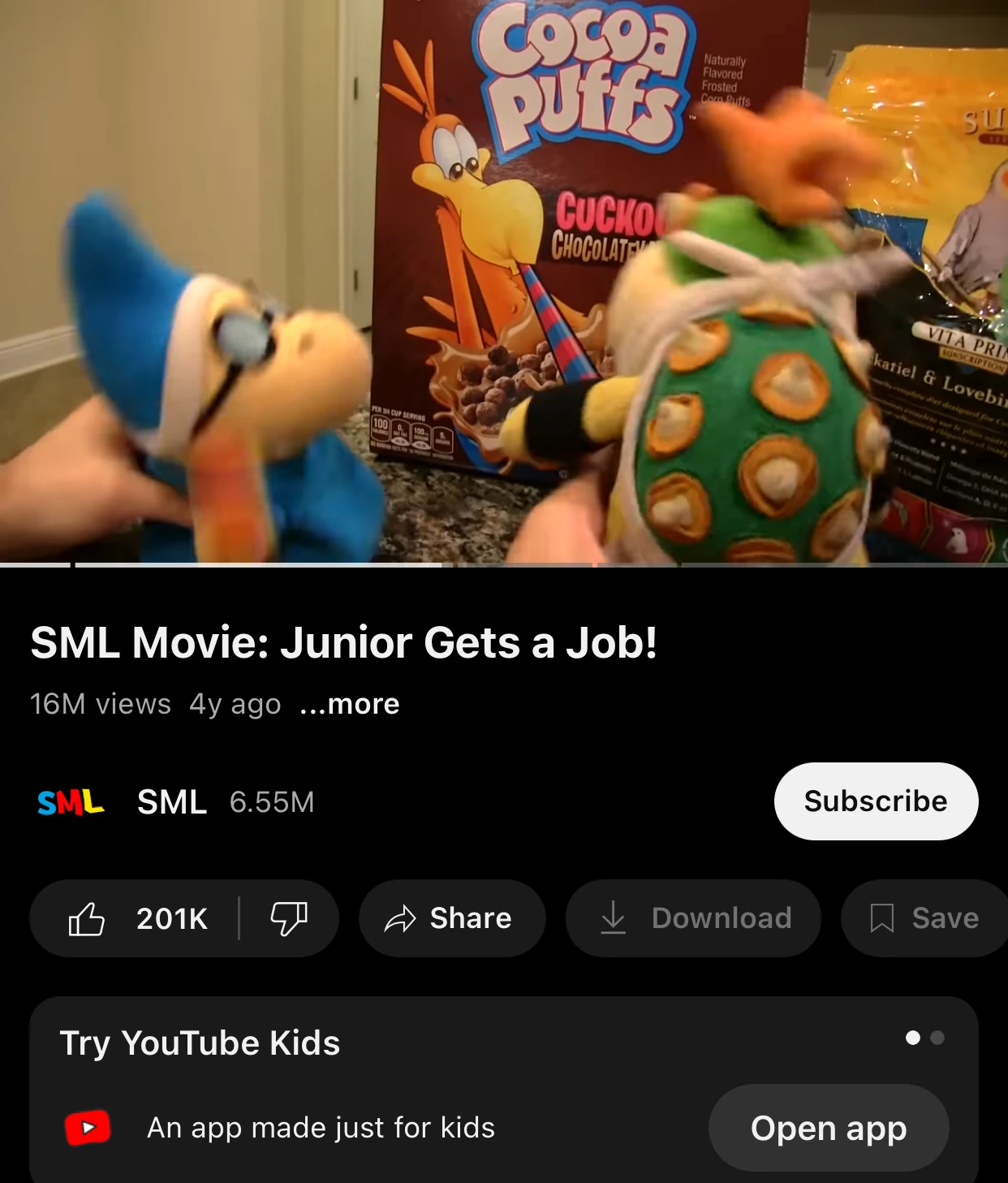 Is this the only sml video to be on YouTube kids | Fandom