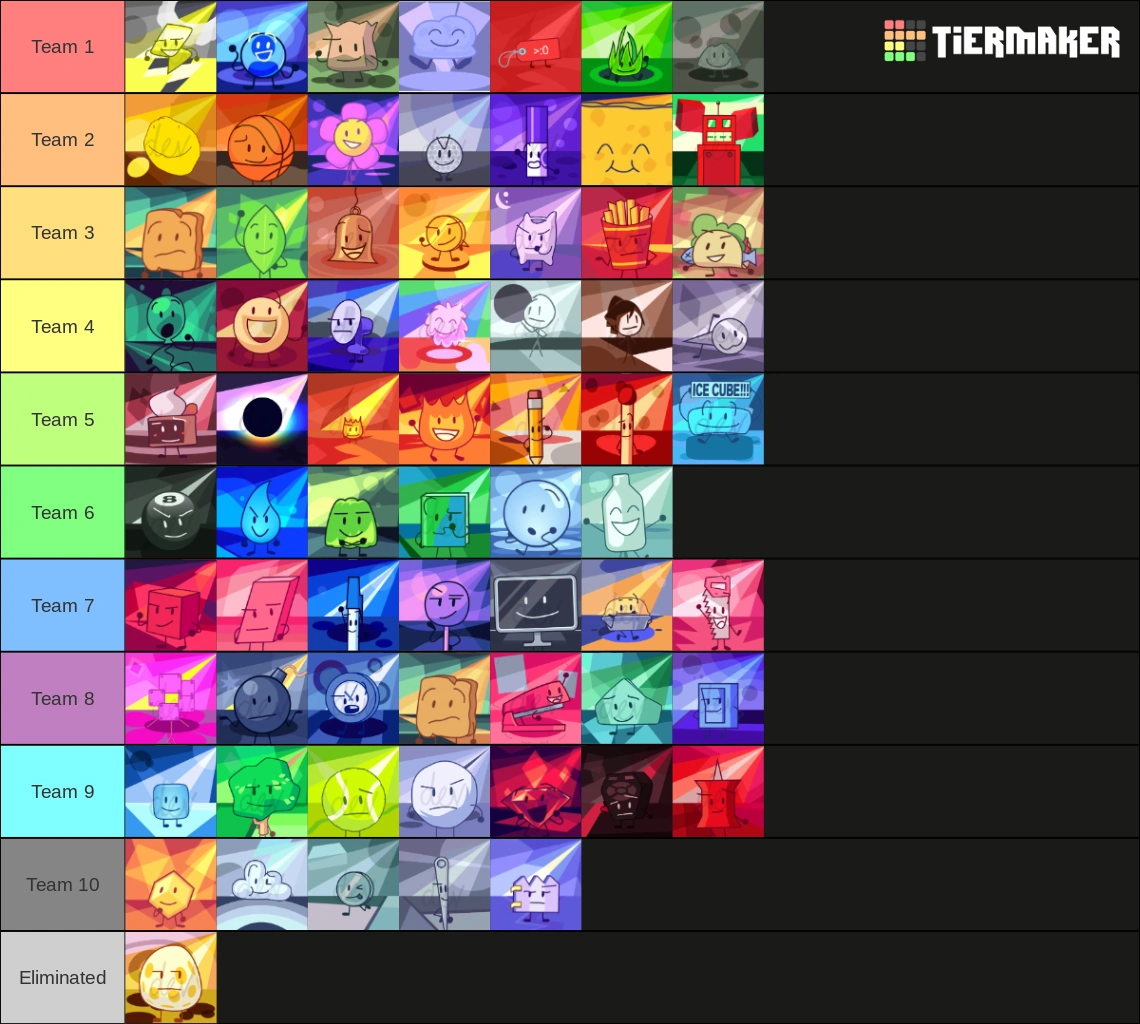 BFDI voting 2 | Fandom