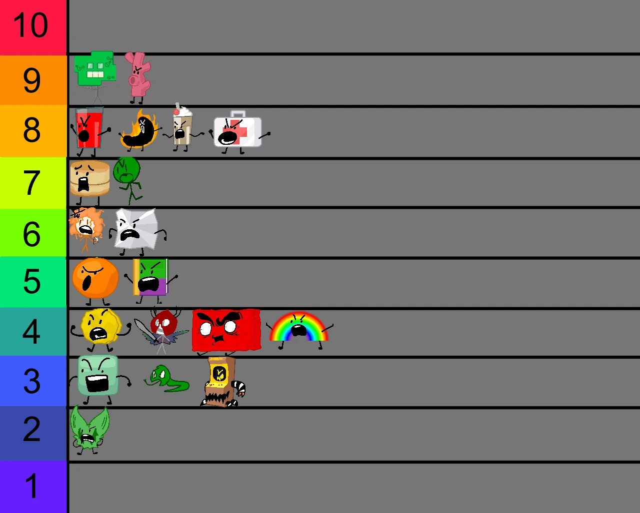 Ranking Every BFB RC- Part 2b | Fandom