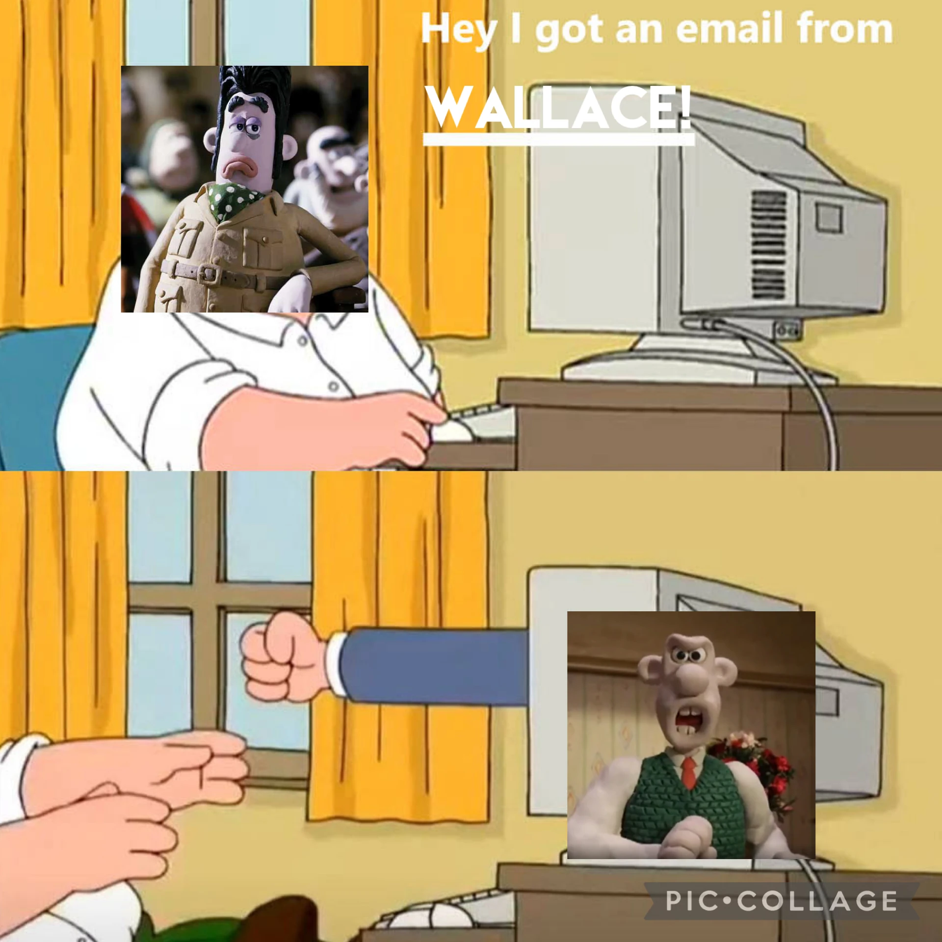 Victor Quartermaine gets a punch from Wallace | Fandom