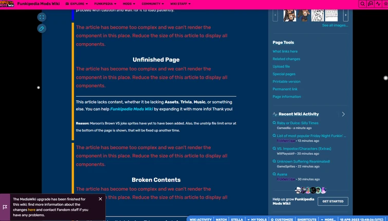 I dunno if its just my internet but- | Fandom