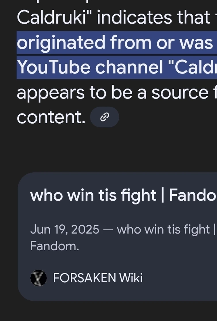 Why is the wiki here while searching the origin of a meme- | Fandom