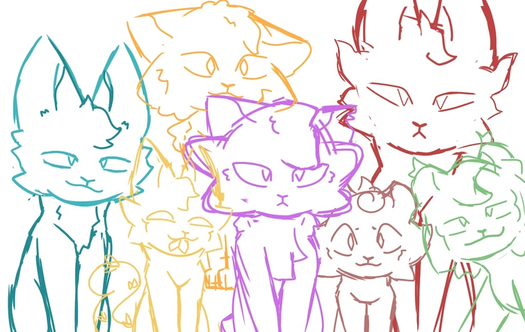 Warrior Oc art dump! | Fandom