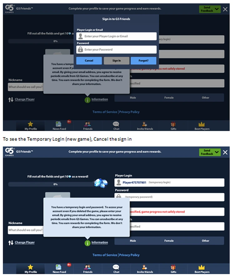 Official G5 Help: Creating a New G5 Friends Account | Fandom