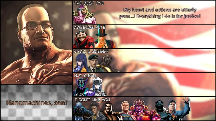 Senator Armstrong Matchup Tier List | Fandom