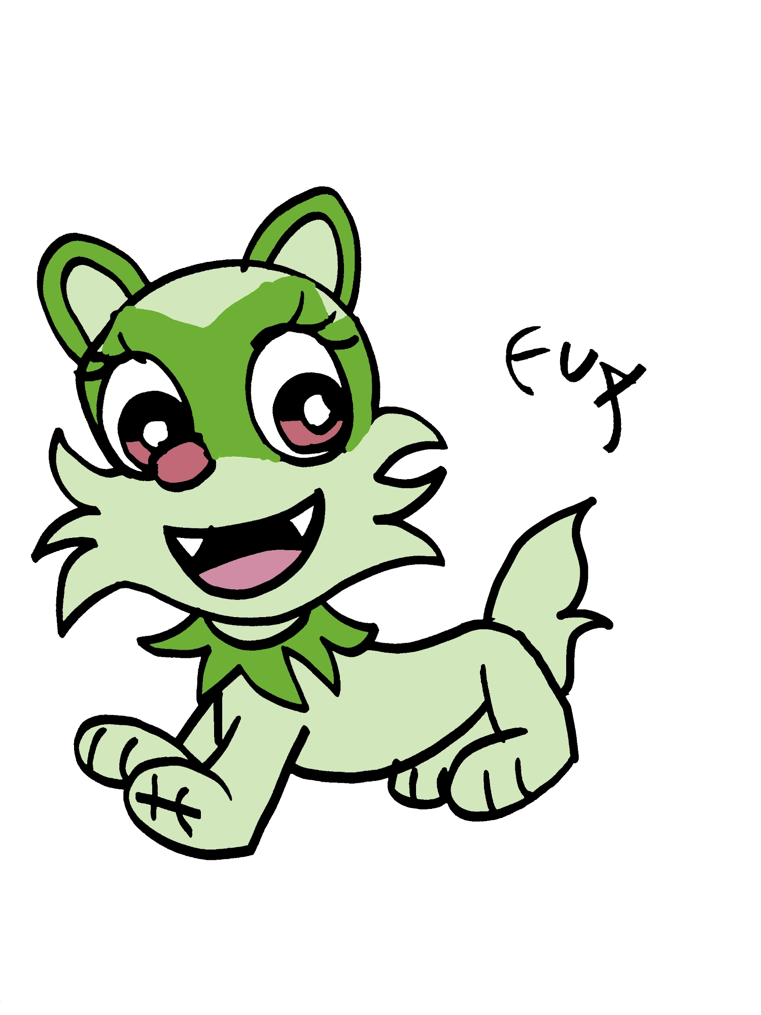 My drawing of Sprigatito | Fandom