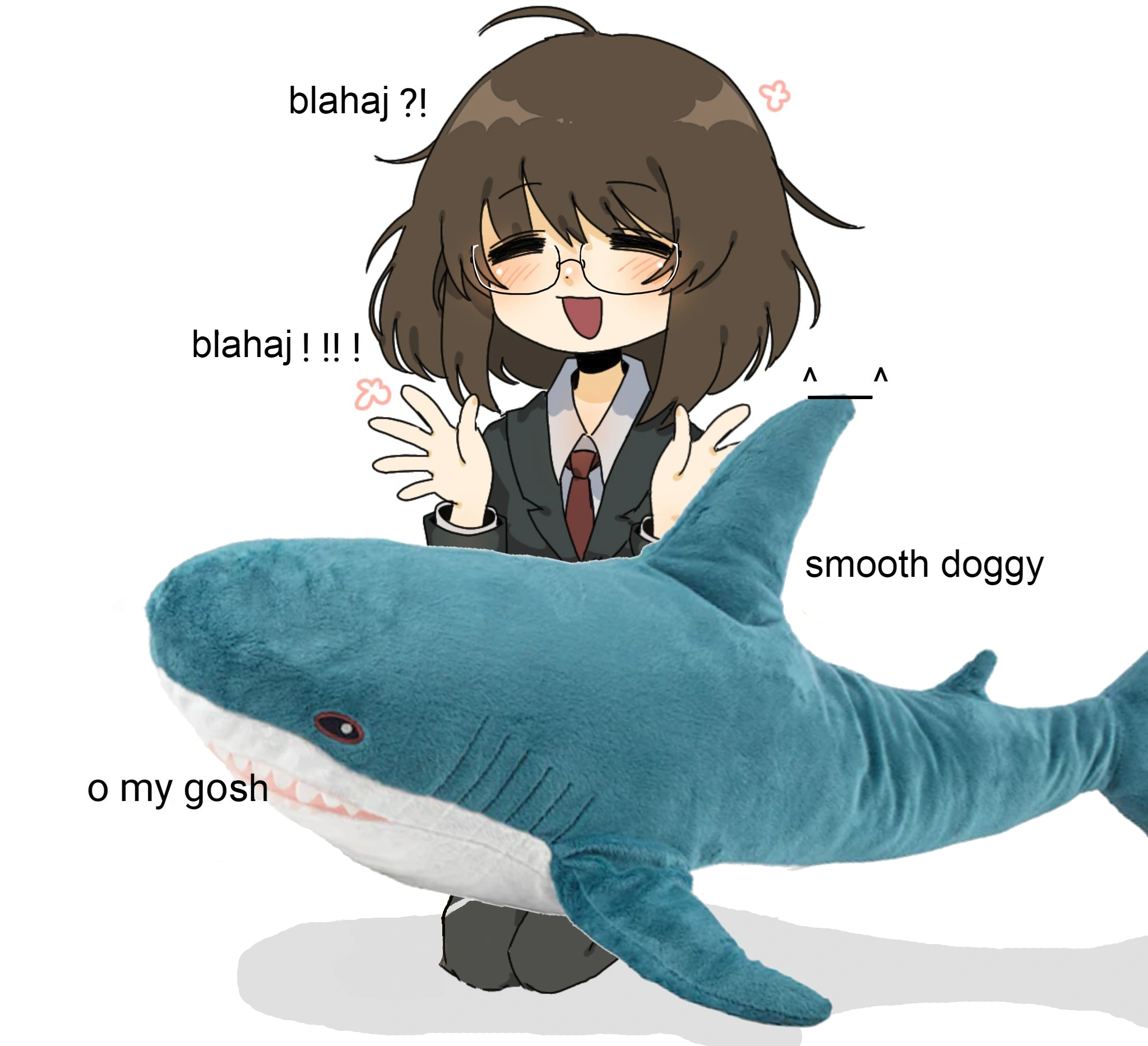 Every trans person needs a Blahaj