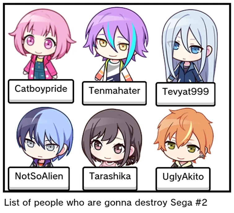 List of people who will destroy Sega if they don't add N25 Kaito next ...