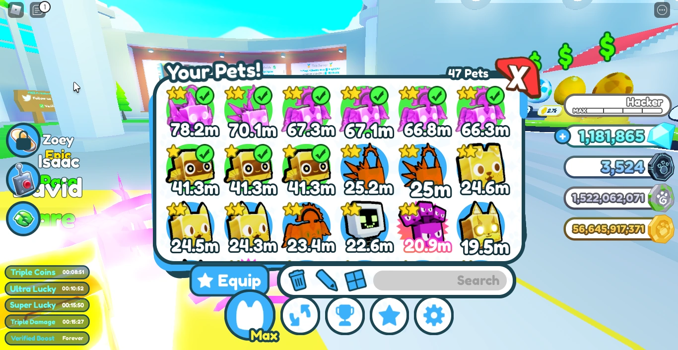 Trading 1 million gems and some pets | Fandom