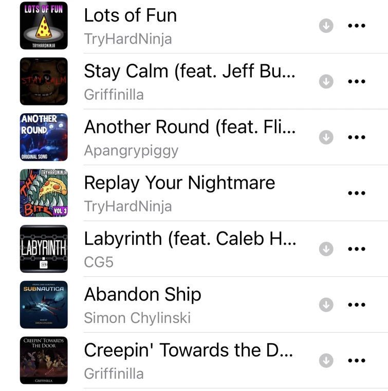 fnaf song recommendations | Fandom