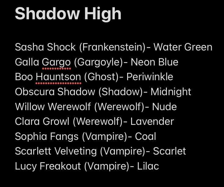Shadow High Info?? | Fandom