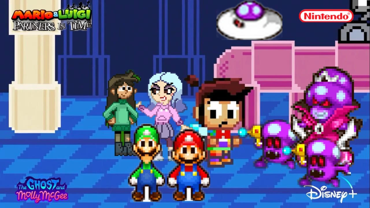 The Ghost and Molly Mcgee X Mario & Luigi RPG Game : The Shroobs Andrea ...