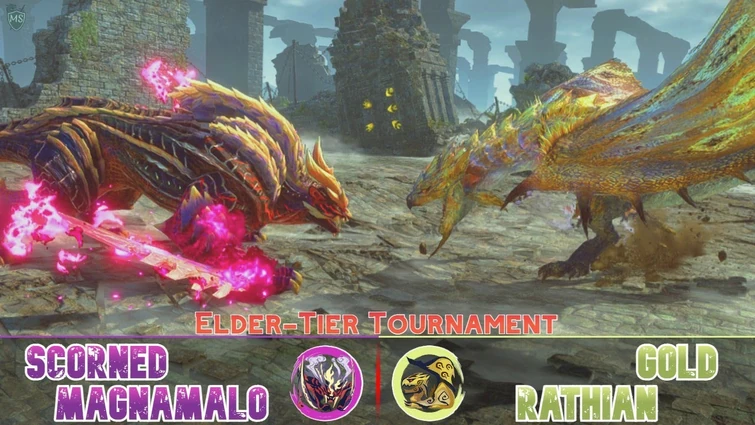 Scorned Magnamalo VS Gold Rathian - Sunbreak Elder Tier Tournament | Fandom
