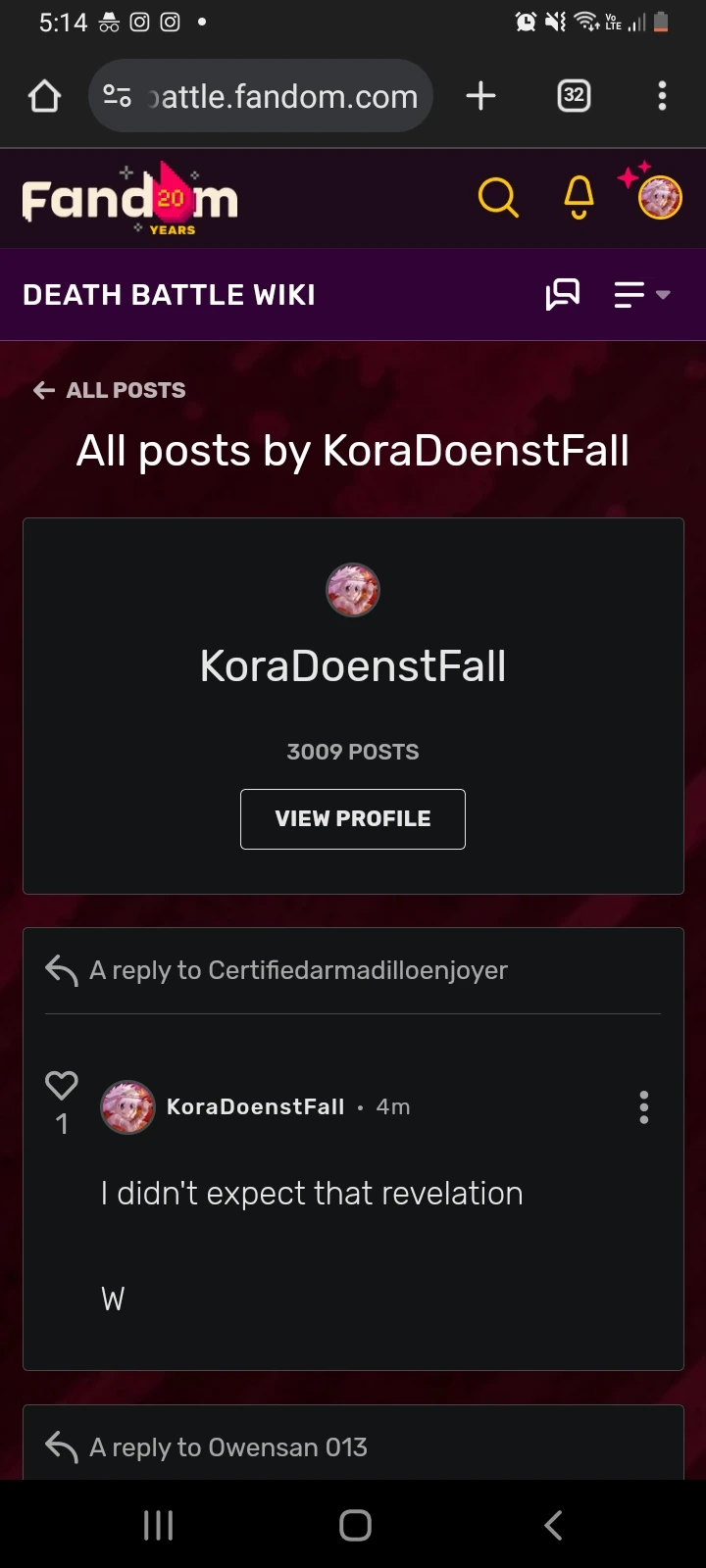 Just realized that I already have more than 3000 posts | Fandom