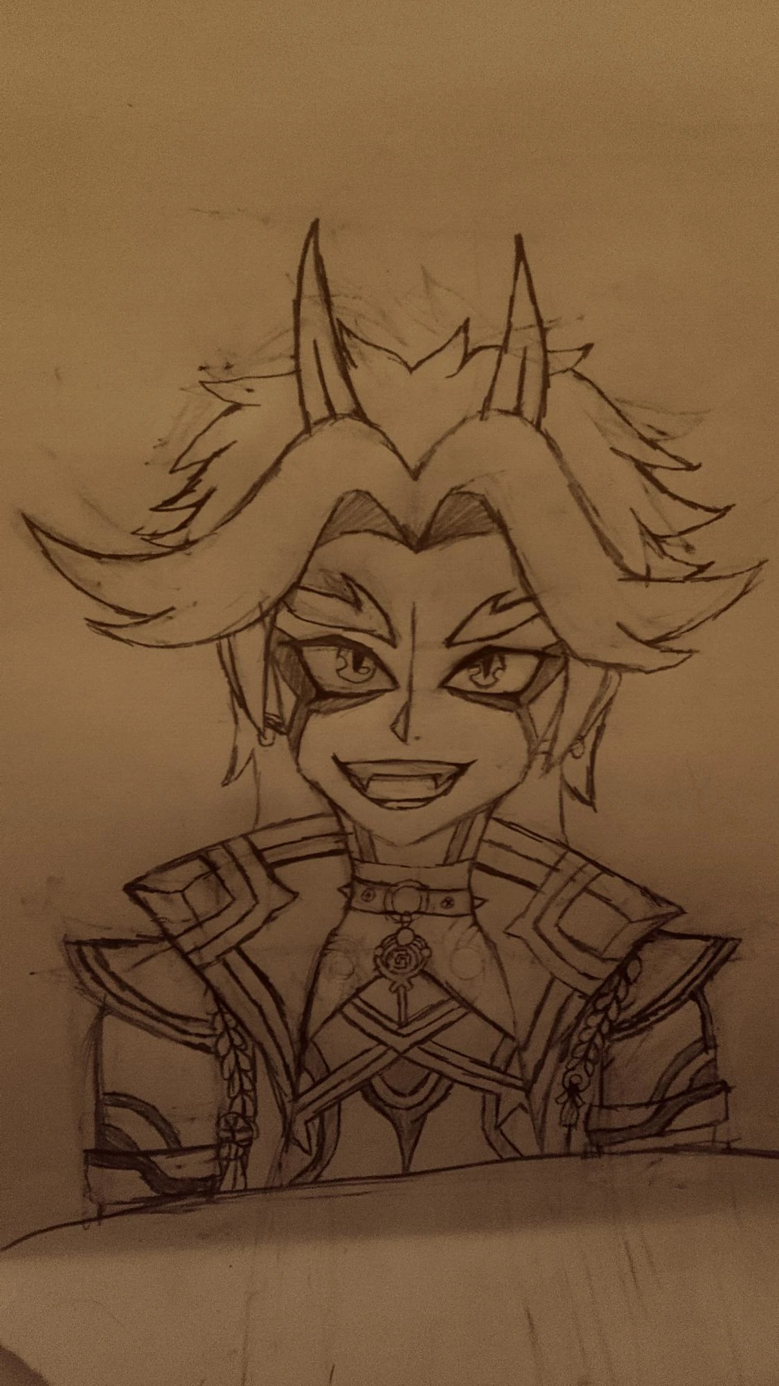 day one of drawing Genshin characters | Fandom