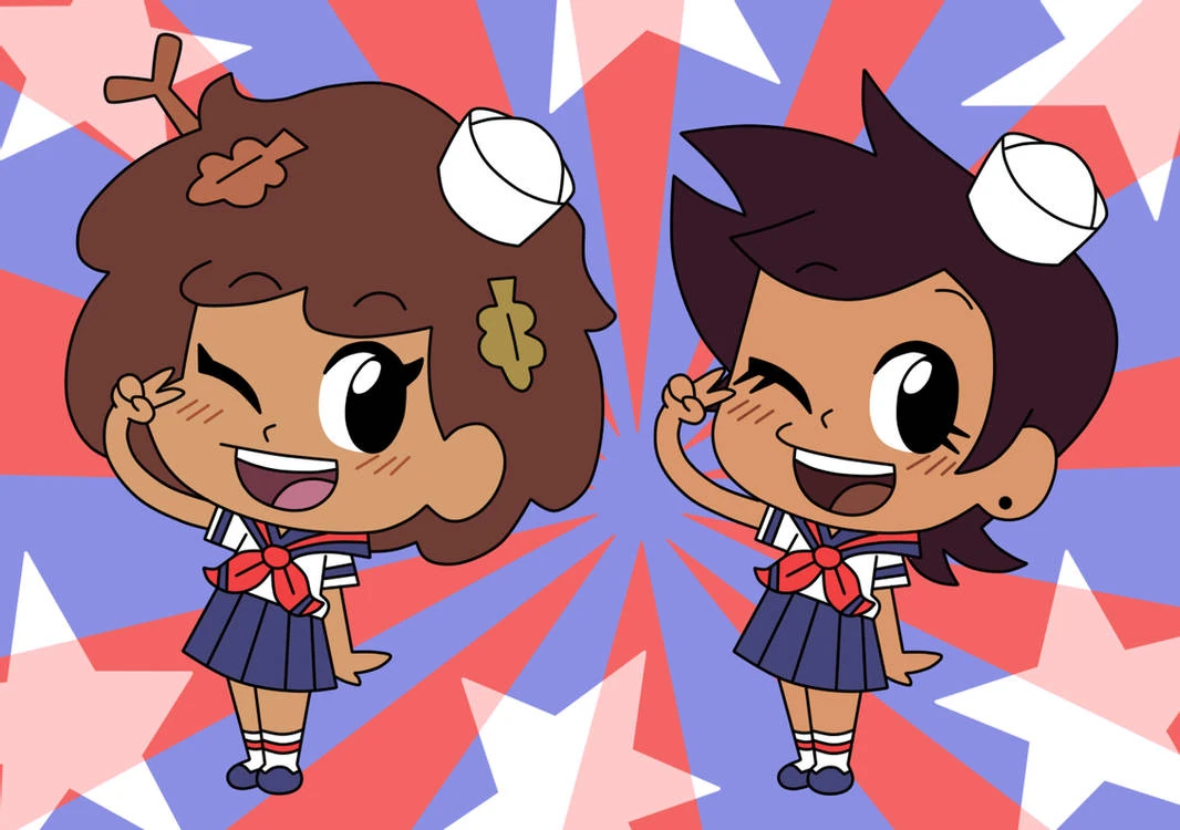 Chibi Anne and Luz wear the sailor dresses | Fandom