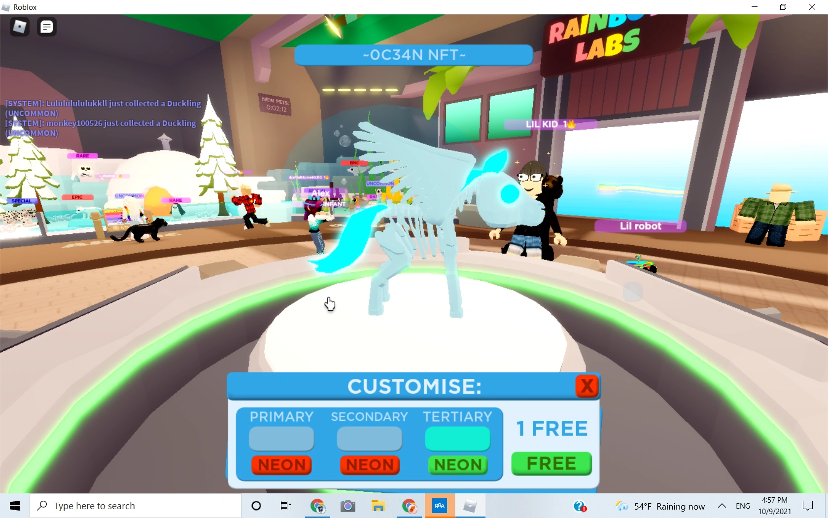 im making my neon skelly peg a different neon color! (I probably like ...