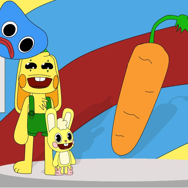 Bunzo Bunny - Huggy Wuggy (Carrot) o_o Cuddles | Fandom