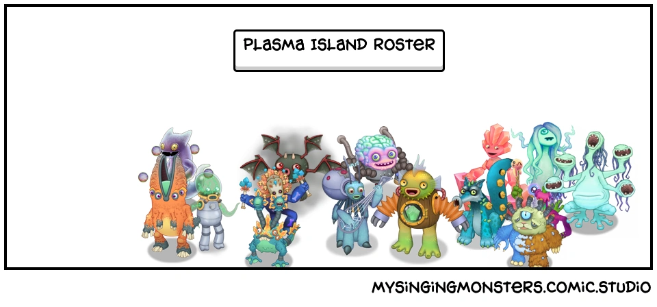 My Fanmade Plasma Island Roster | Fandom