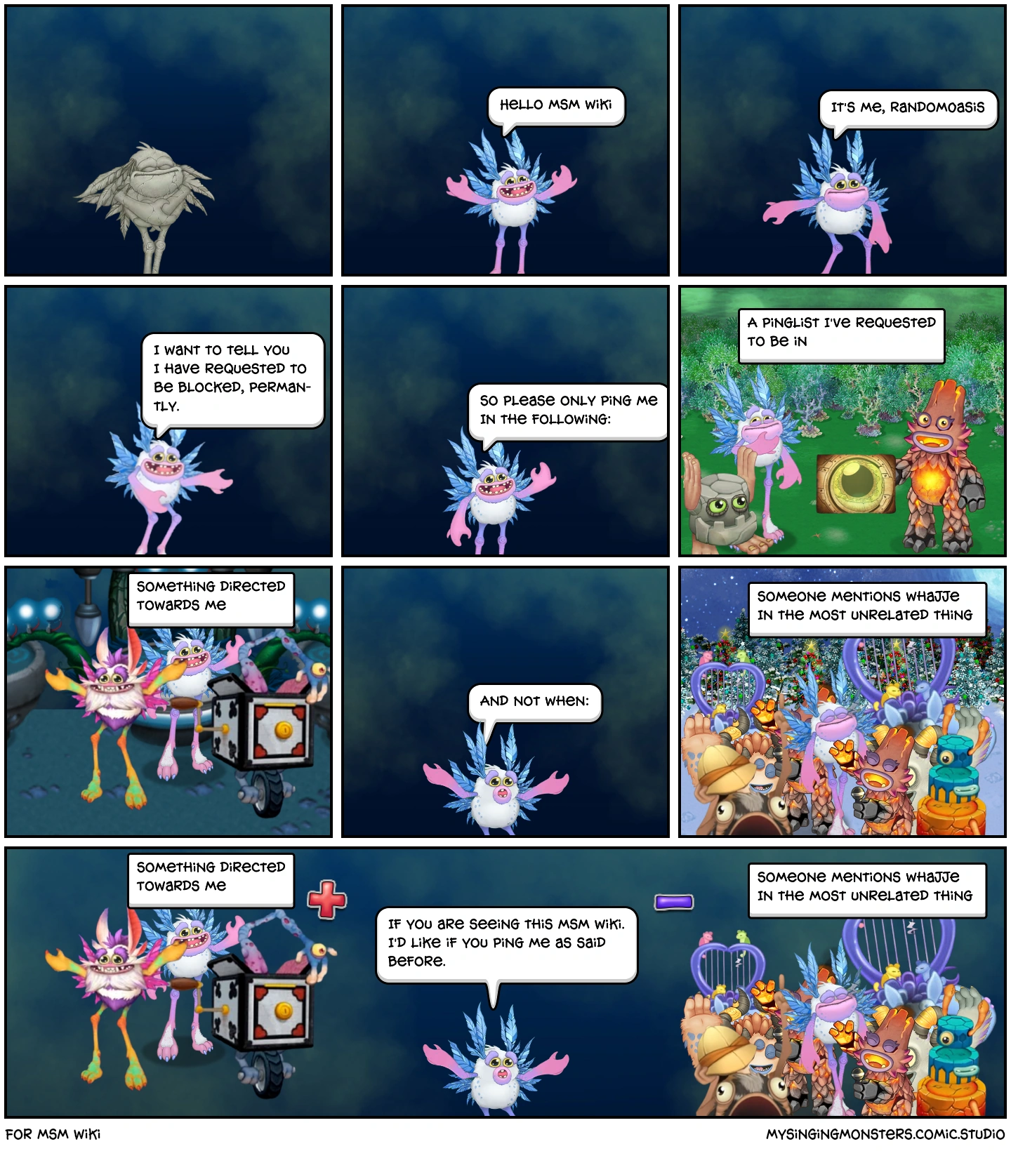 A message from RandomOasis | Fandom