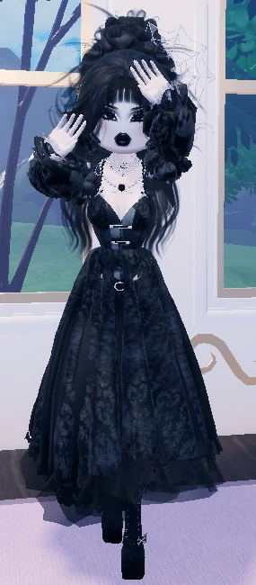 Goth outfit I made for Gothic Theme, I got 1st place | Fandom