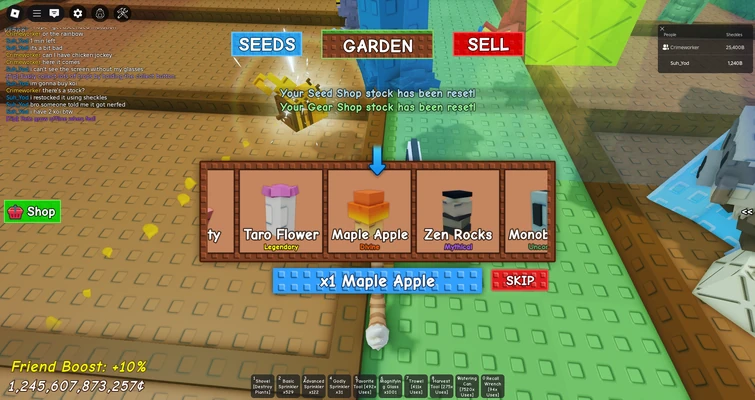 3 maple apples in the event wth is my seed luck? | Fandom