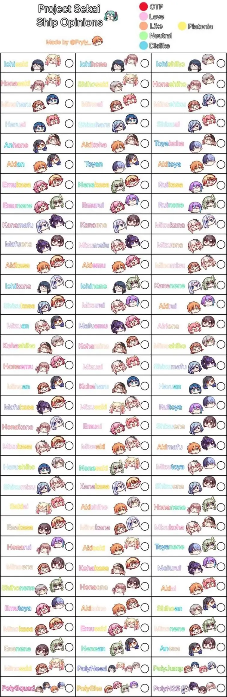 PJSK TEMPLATES!! | Fandom