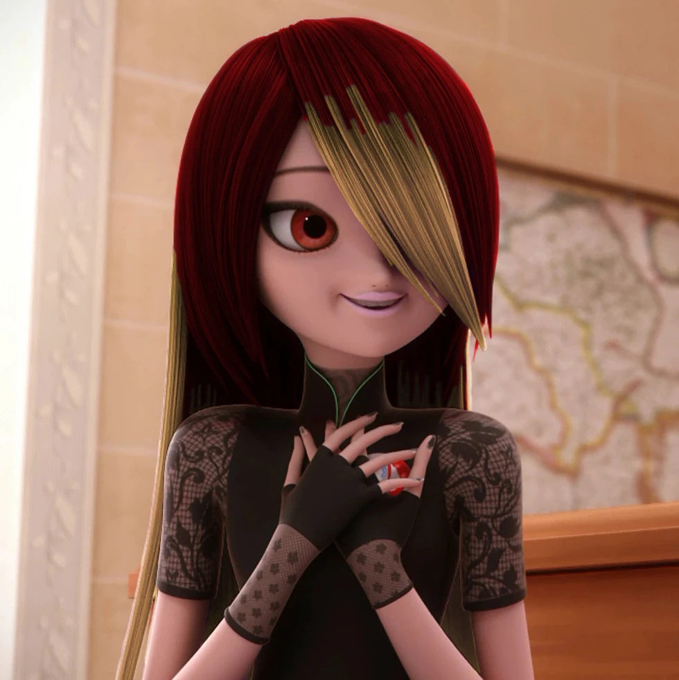 Juleka with red and blond hair + Juleka with black hair | Fandom