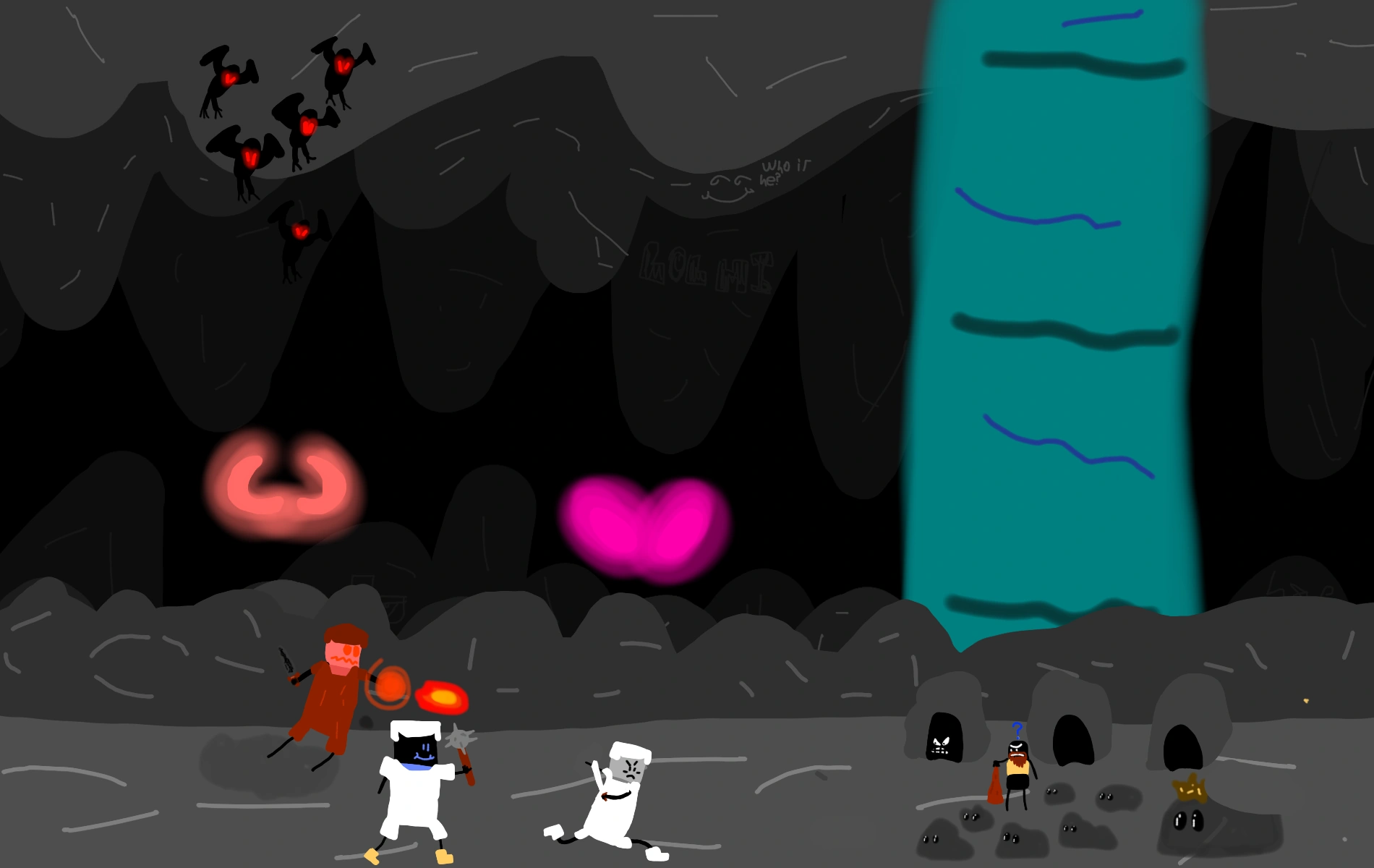 The cave slimes are attacking | Fandom