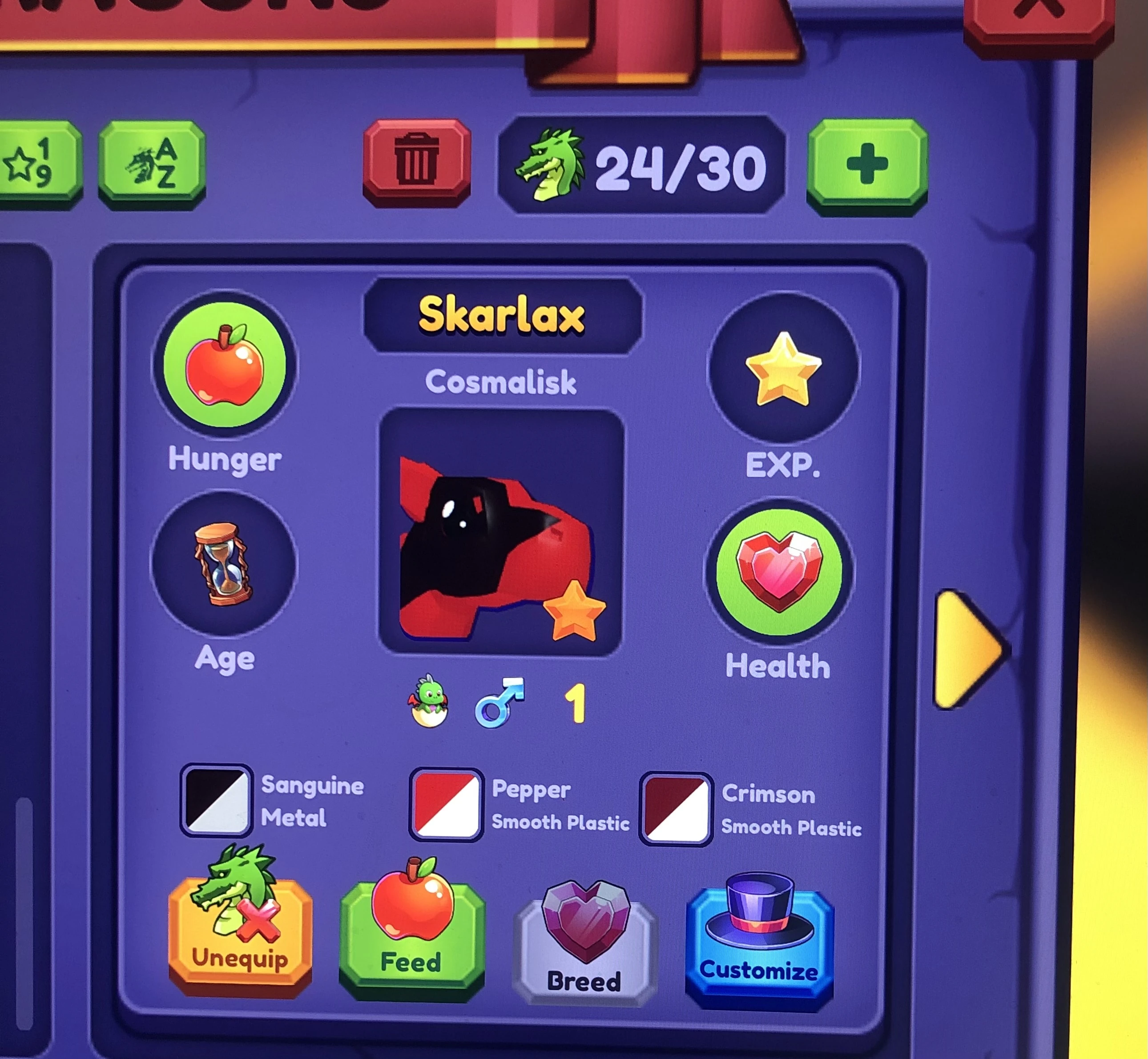 Trading 1 mut baby cosmalisk | Fandom