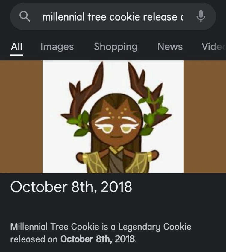 Happy Anniversary to Millennial Tree Cookie! | Fandom