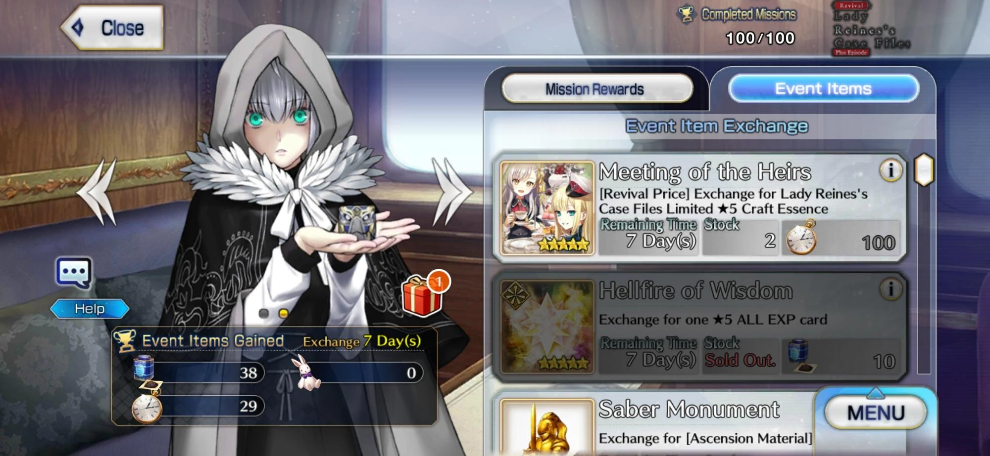 Clearing Lady Reines Case Files Event Shop | Fandom