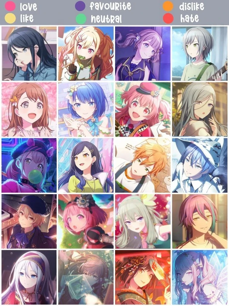 I'm hopping in too! Heres my prsk like/dislike thingy | Fandom