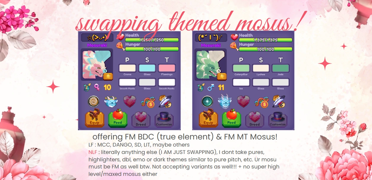 Swapping Themed Mosus ! | Fandom