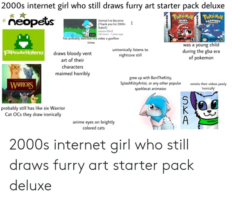 is there a aesthetic for 2000s/early 2010s furry nostalgia? | Fandom