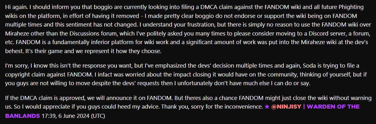 ANNOUNCEMENT. PLEASE READ. | Fandom