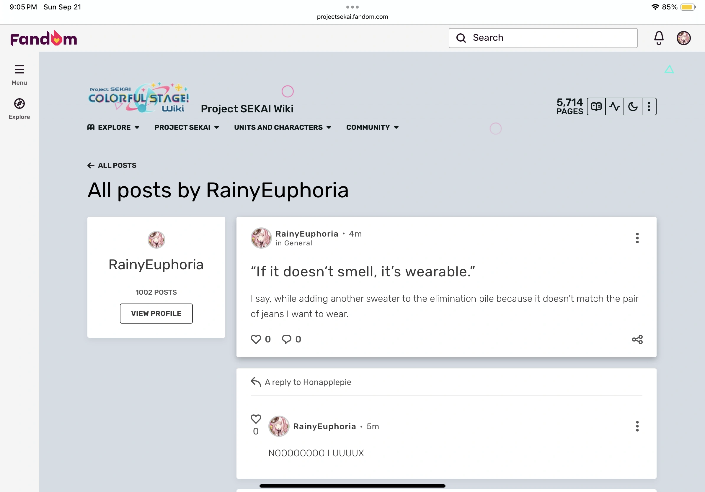 NOOO I MISSED 1K POSTS… | Fandom