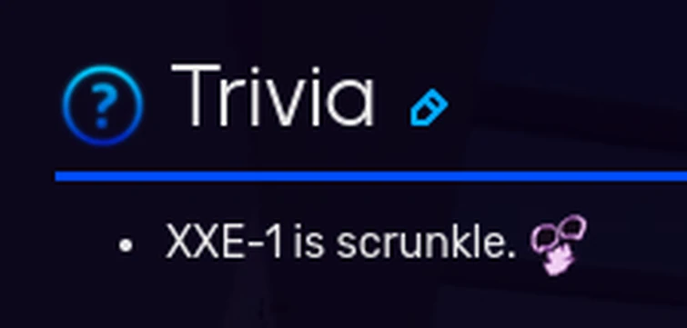 XXE-1 is scrunkle | Fandom