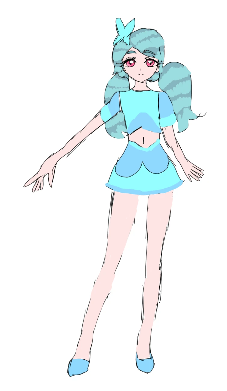 Cure Eclair Human form scetch | Fandom